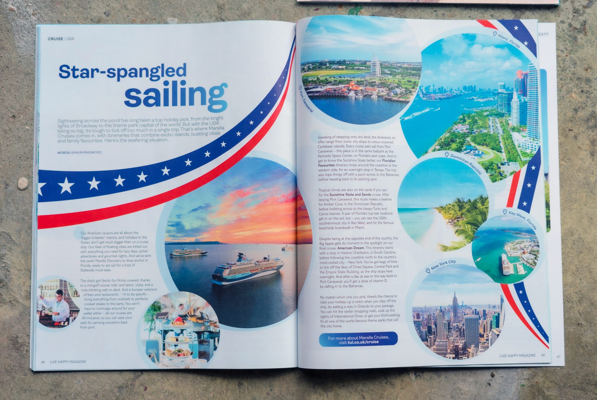 TUI – Live Happy Magazine – Will Clement Design